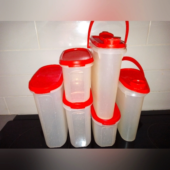 Tupperware | Kitchen | Vintage Tupperware Container 6 Piece Bundle ...